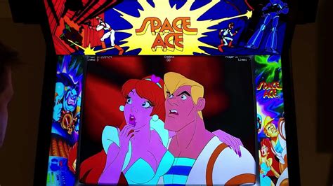 Space Ace 1080p Ai Enhanced Arcade Cabinet Playthrough W