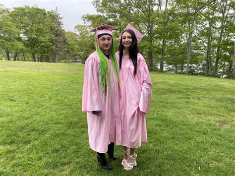 Kyra Blake Jonathon Rines Honored At Hiset Graduation Boothbay Register