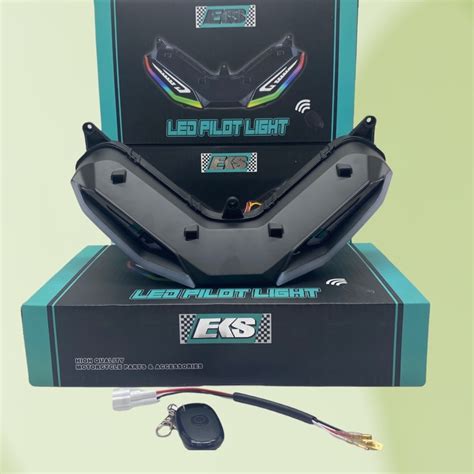 Eks Pilot Light Led Mata Gaban Y15zr Blueredyellowwhite 100