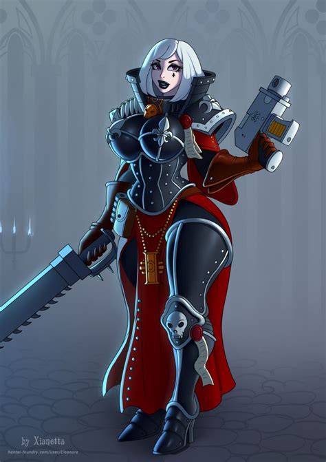 Sister Of Battle Comission By Xianetta On Deviantart In 2021 Warhammer 40k Artwork
