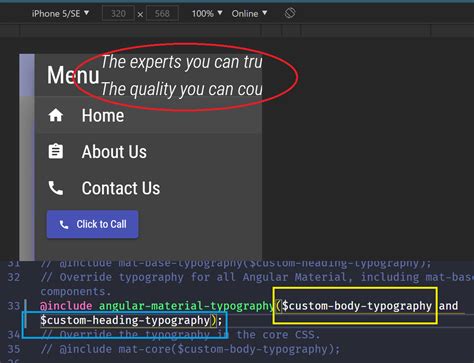 ANGULAR MATERIAL FONTS CUSTOM TYPOGRAPHY CONFIG Kris Bunda Design