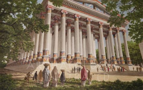 Ephesus The Temple Of Artemis One Of The Seven Wonders Of The Ancient