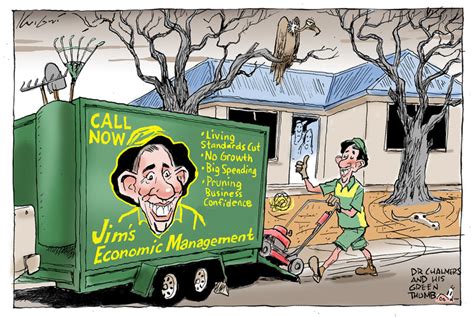 Jims Economic Management Australian Political Cartoon Knight Cartoons