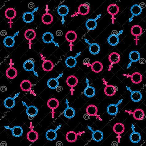 Sex Vector Colorful Symbols Pattern On Black Background Stock Illustration Illustration Of