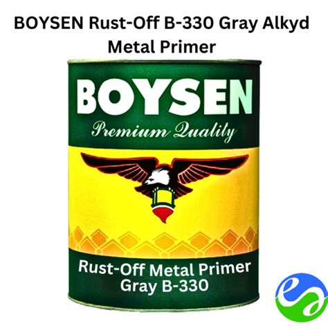 Boysen Rust Off B 330 Gray Alkyd Metal Primer Ecoson Enterprises