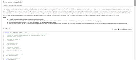 Matlab Coding Barycentric Interpolation There Is A