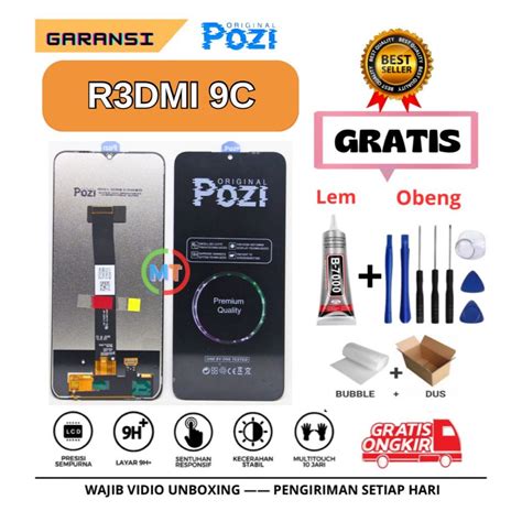 Redmi 9c Lcd Touchscreen Free Glue Screwdriver Fullset Original Pozi Shopee Malaysia