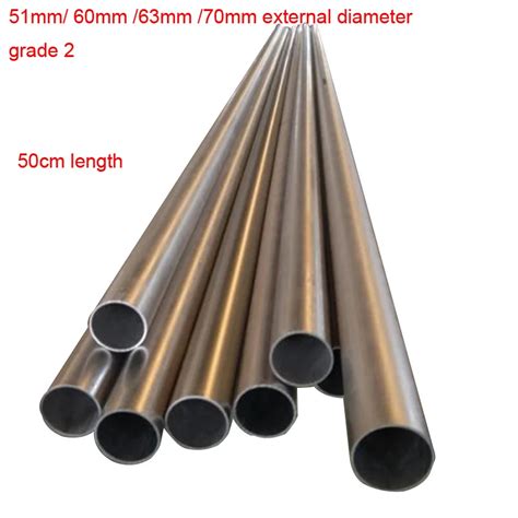 자동차 배기관 개조 티타늄 합금 파이프 얇은 벽 티타늄 튜브 테일 파이프 51mm 60mm 63mm 70mm 2 등급공압부품 Aliexpress