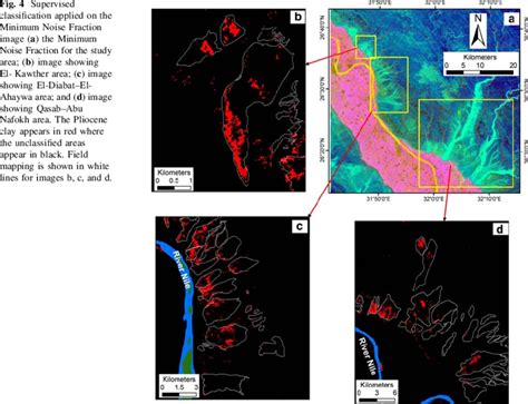 Supervised Classification Applied On The Minimum Noise Fraction Image Download Scientific