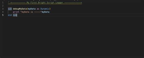 Debugging With Bright Script Logger To The New Blog