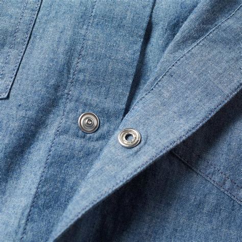 Maison Margiela 10 Japanese Chambray Overshirt Indigo End