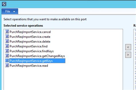 crud purchase requisition using aif in dynamics ax 2012 r3 automaly