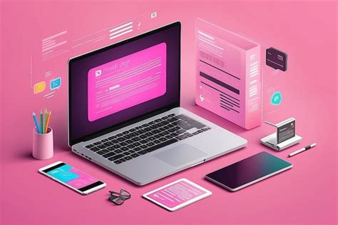 Premium Photo Web Development Application Design Coding And