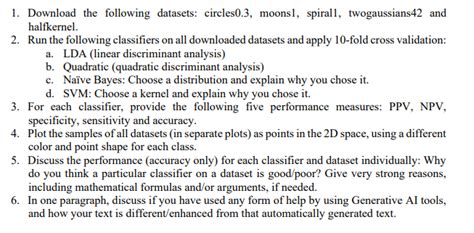 Solved Download The Following Datasets Circles 03