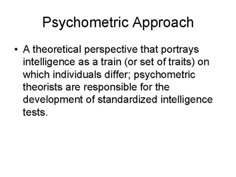 Intelligence Measuring Mental Performance Factor Affecting Intelligence