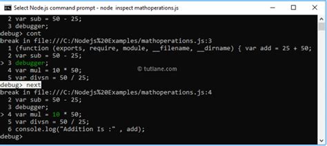 Node Js Debug Application Tutlane