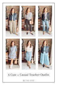 34 Cute Teacher Outfits With A Casual Capsule Wardrobe Be So You