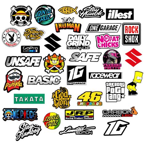 Motorcycle Sticker Car Sticker Helmet Sticker Matte Laminated
