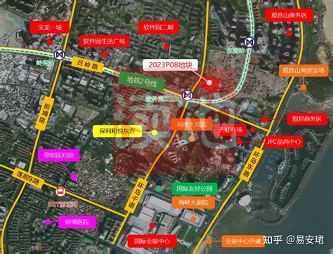厦门土拍中海632亿元摇号竞得岛内2023p08地块！ 知乎