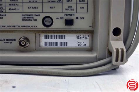 Tektronix Tds 420 And 420a Digital Oscilloscope Boggs Equipment
