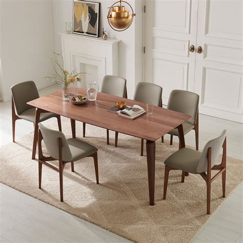 엘르 6인 세라믹 식탁 세트 의자6