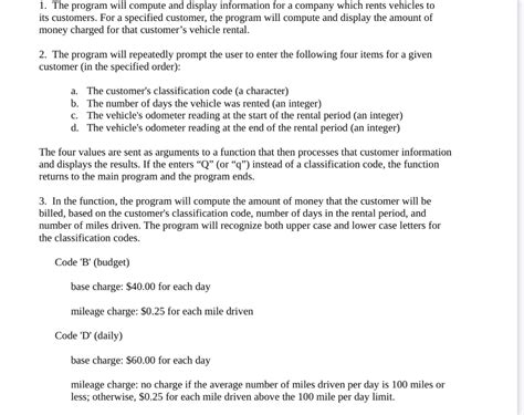 Solved 1 The Program Will Compute And Display Information