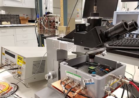 Pulsed Laser Beam Set Up With The Detector Box Open Showing A 20×20×5 Download Scientific