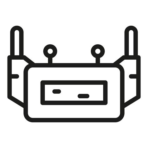 Wifi Router Icon Outline Style Vector Art At Vecteezy