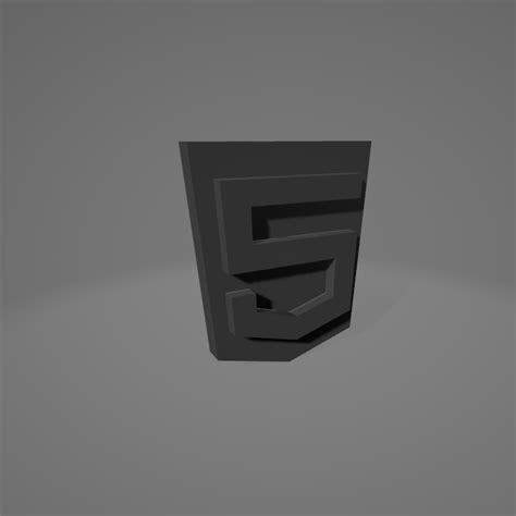 3d File Html Hypertext Markup Language 3d Logo 🚩 ・3d Print Object To