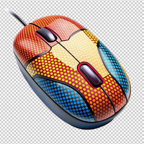 Computer Mouse Comic Style Premium Ai Generated Psd