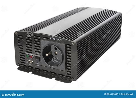 Isolated Dc To Ac Power Inverter For Car And Solar Panel Stock Image Image Of Electric