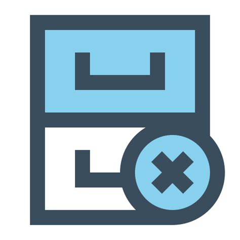 Delete Generic Color Lineal Color Icon