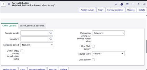 Solved Survey Screen Enhancement Servicenow Community