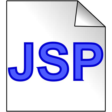 JSP Page Icon Vector Image Free SVG
