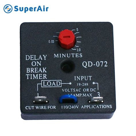 Delay On Make Timer Hvac Duct Fittings Air Conditioning