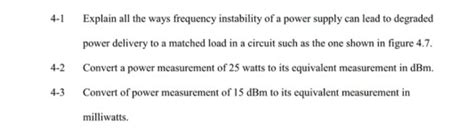Solved Explain All The Ways Frequency Instability Of A Power Chegg