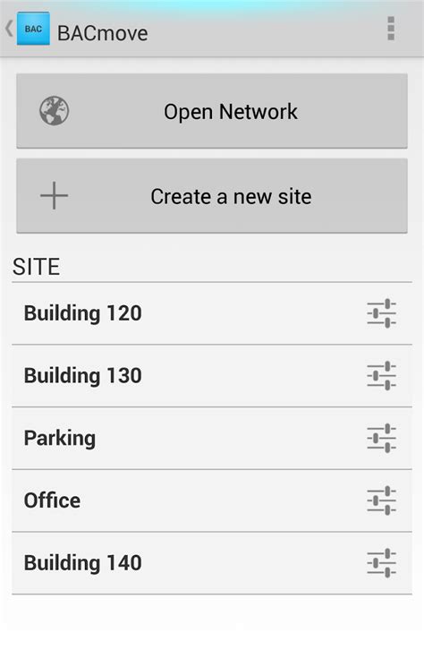 BACMOVE Browse Your Network BACnet Explorer App
