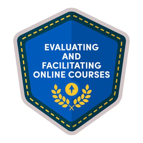 Evaluating And Facilitating Online Courses Credly