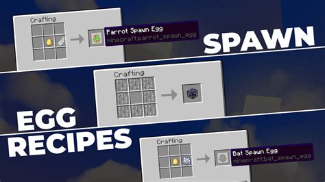 Spawn Egg Recipes для Майнкрафт 1165 1164 Tlauncher Legacy скачать Vk пиратский бесплатно