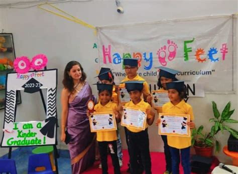 Graduation Ceremony Held At Happy Feet Kindergarten In Nagpur