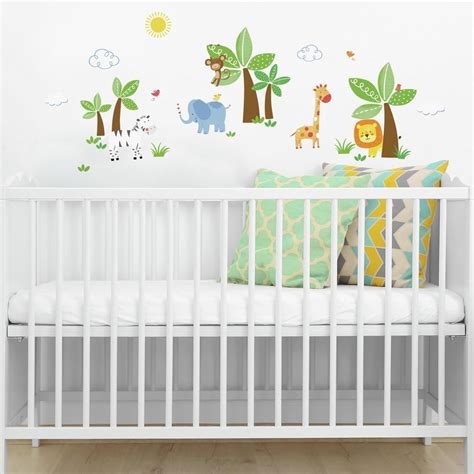 Jungle Friends Peel And Stick Wall Decals