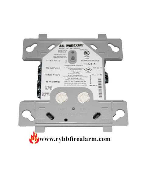 Mircom Mix M501map Mini Monitor Module Rybb Fire Alarm