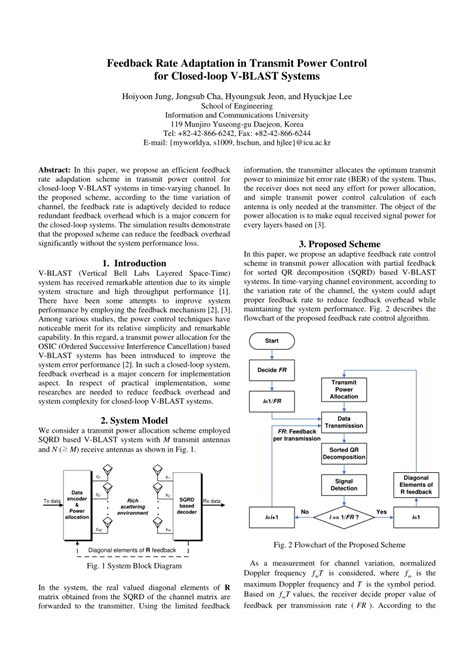 pdf feedback rate adaptation in transmit power control for closed