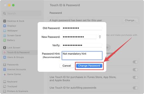 How To Change Mac Login Password In MacOS Ventura Appsntips