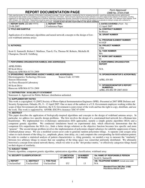 Pdf Application Of Evolutionary Algorithms And Neural Network