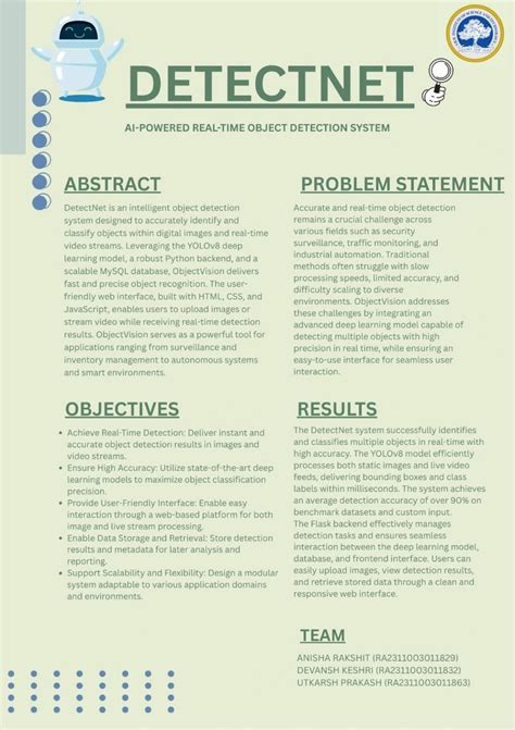 Excited To Share Detectnet — Our Ai Powered Real Time Object Detection System Devansh Keshri