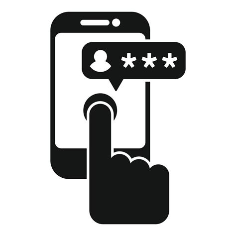 Phone Password Protection Icon Simple Vector Personal Login 20248473 Vector Art At Vecteezy