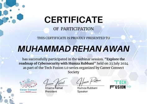 Muhammad Rehan Awan On Linkedin Cybersecurity Techfusion