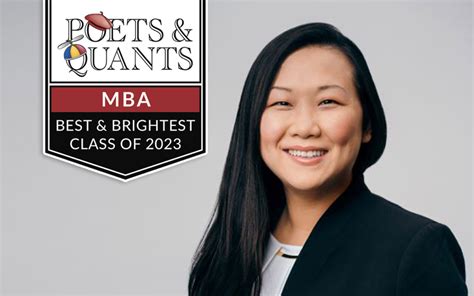 Poetsandquants 2023 Best And Brightest Mba Connie Li Wisconsin School Of Business