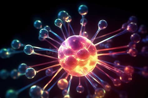 Atomic Nucleus Electrons Neutrons Protons Model Shows That An Atom Is Mostly Empty Space With